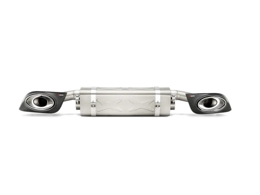 Akrapovic Slip-On Line Titanium Exhaust System w/ Carbon Tips For ...