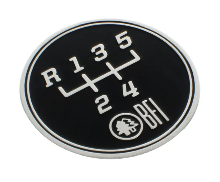 BFI 5-Speed Gate Pattern Coin for Heavy Weight Shift Knobs (Transverse ...