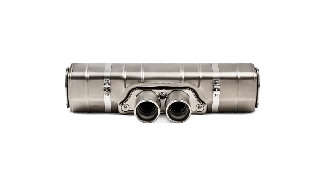 Akrapovic Slip-On Titanium Exhaust w/o Tail Pipe Set For Porsche 911 ...
