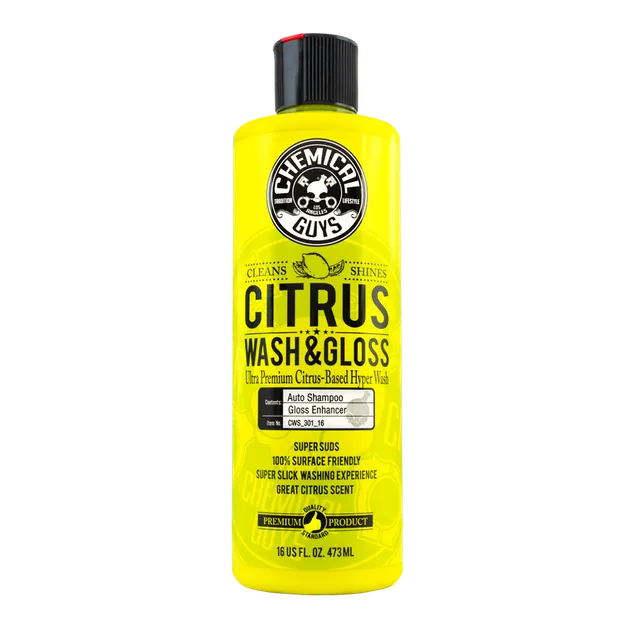 Chemical Guys Citrus Wash And Gloss Concentrated Car Wash (16 Fl. Oz ...