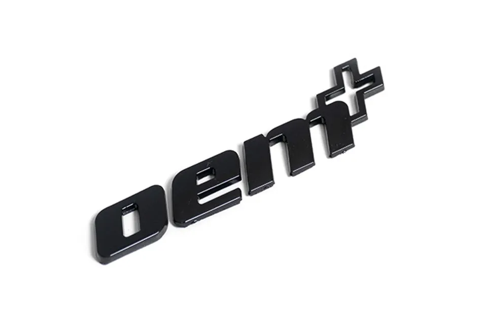 Racingline OEM+ Badge -Black - VWR800003 - 75038012 - USP Motorsport