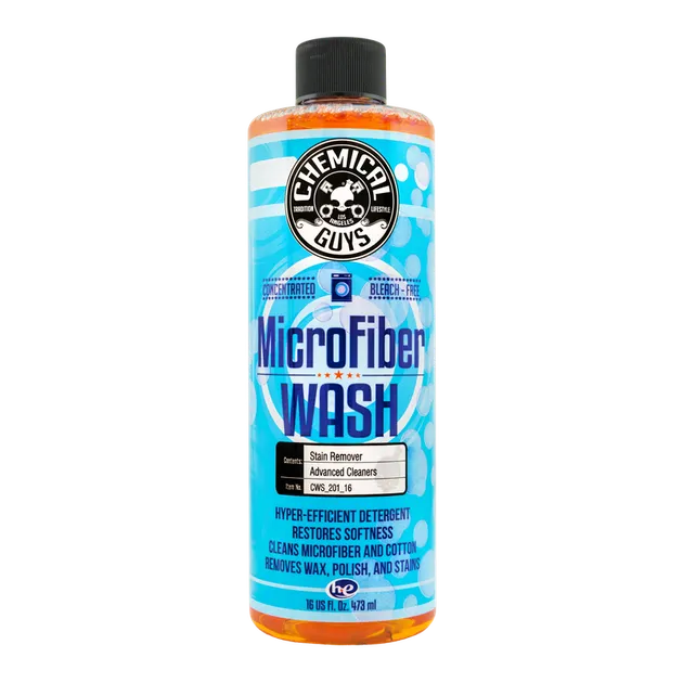 Chemical Guys Microfiber Wash Cleaning Detergent Concentrate (16 Fl. Oz ...
