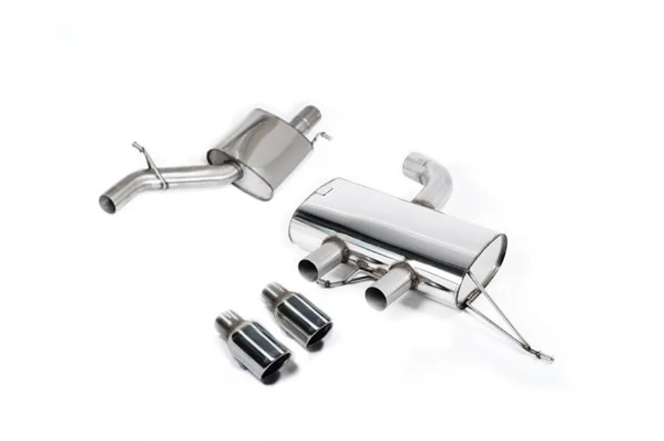 Milltek Resonated Catback Exhaust (Polished Tips) For VW MK6 Golf R ...