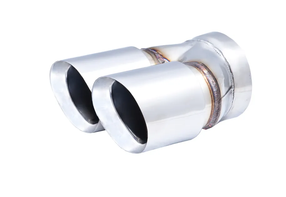 XForce Twin 3.5" Round Angle Cut Dual Wall 3" Inlet - TY-AW35-76 ...