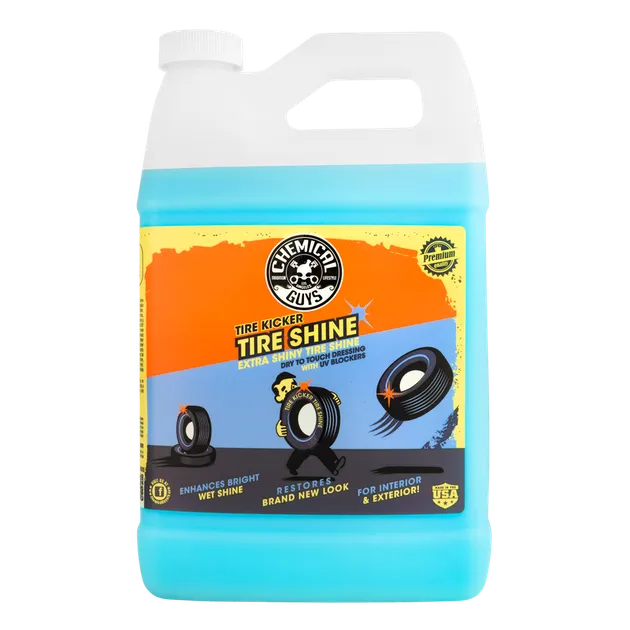 Chemical Guys Tire Kicker Extra Glossy Tire Shine (1 Gallon) - TVD113 ...