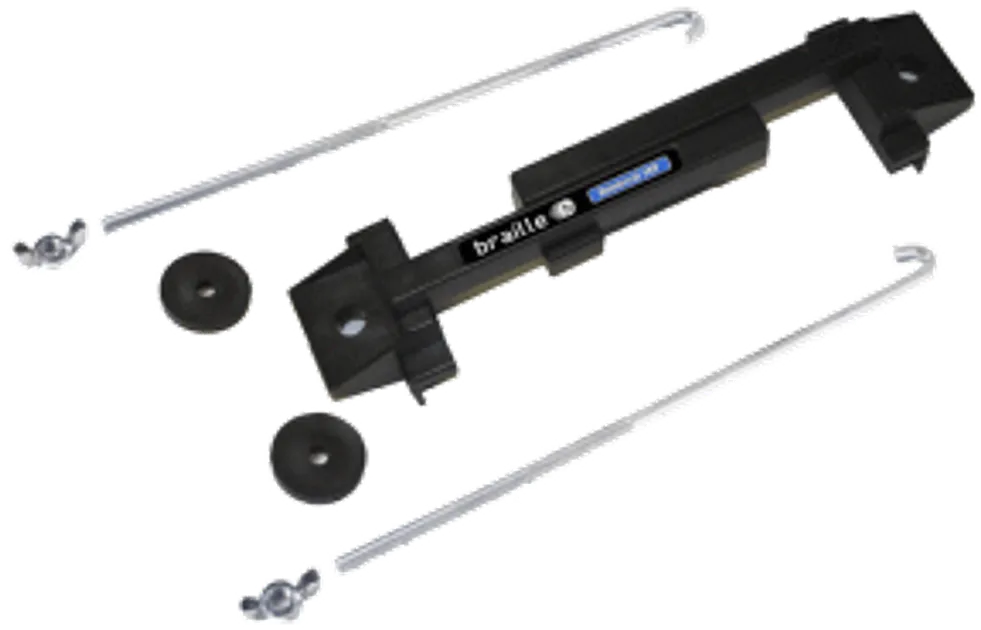 Braille Universal FRP Mount Kit w/ 8" Plated Steel J-Hooks For 6188FRP ...