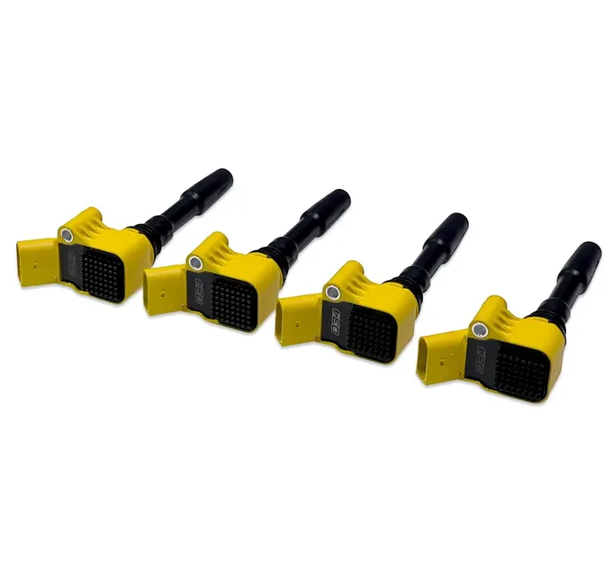 034 High Output Ignition Coil EA8XX Engines - Yellow (Set Of 4) - 034 ...