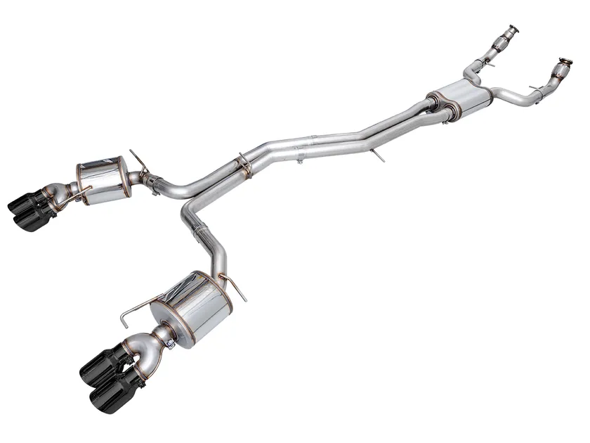 AWE Touring Edition Exhaust For Audi C8 S6/S7 2.9TT - Diamond Black ...