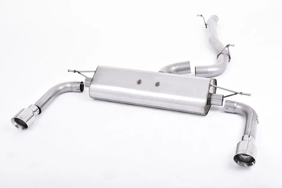 Miltek Quattro Non-resonated Catback Exhaust (polished tips) For Miltek ...